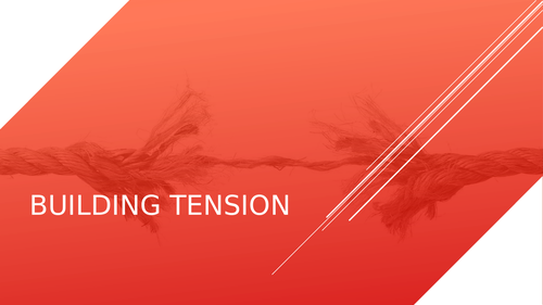 Introduction to Tension and Suspense | Teaching Resources