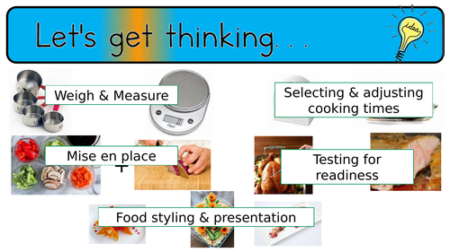 Year 9 GCSE Food Preparation & Nutrition Practical Skills S1 lessons 13 ...