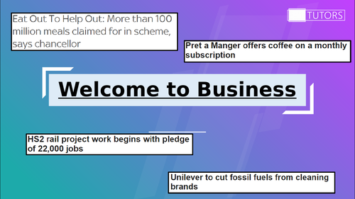 Introduction to Business | Teaching Resources