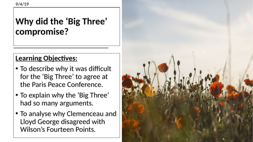 AQA: Why did the Big Three compromise? | Teaching Resources