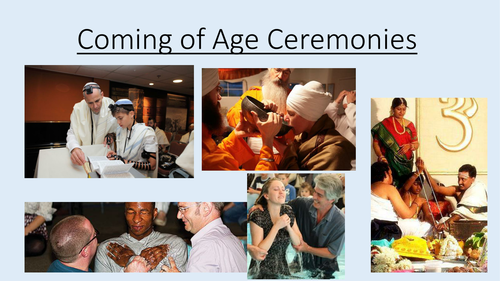 Religion and Young People - Coming of Age Ceremonies - Lesson 3 ...