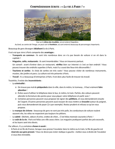 Primary French resources: tourist office and visitor information