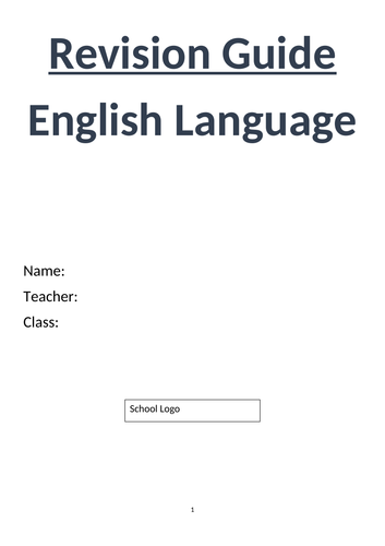 GCSE English Language Glossary | Teaching Resources GCSE English Language Glossary | Teaching Resources