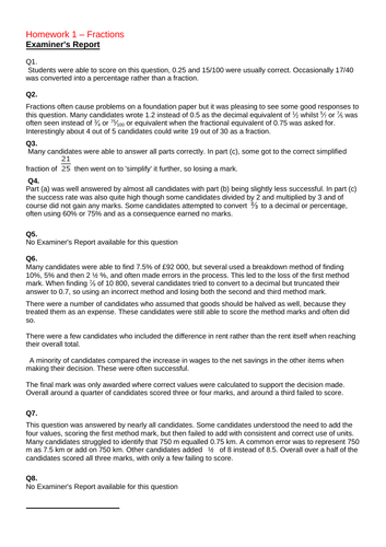 GCSE Foundation Homework | Teaching Resources