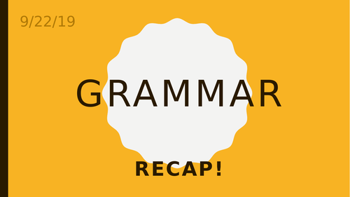 Recap of Clauses and Phrases | Teaching Resources