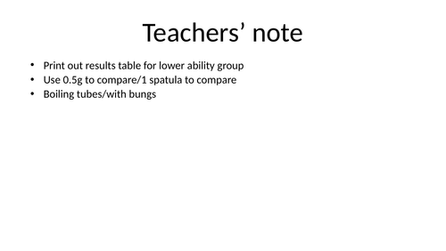 Edexcel GCSE solubility lesson Gd 1-4 | Teaching Resources