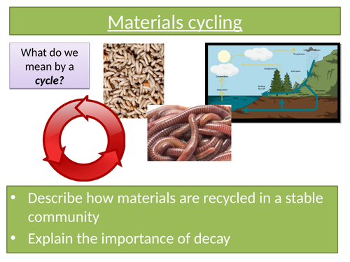 Materials cycling | Teaching Resources
