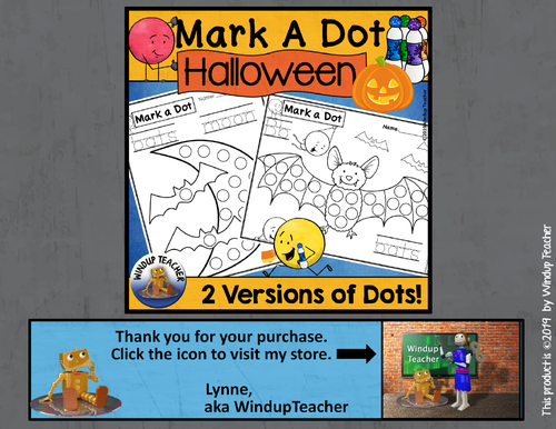 Halloween Dot Dauber Set | Teaching Resources