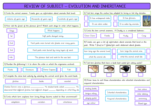 ROS Evolution and Inheritance | Teaching Resources