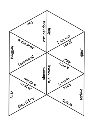 KS3 Spanish Tarsia puzzles | Teaching Resources