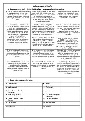 Spanish A Level tradiciones y costumbres: bullfighting, traditions ...