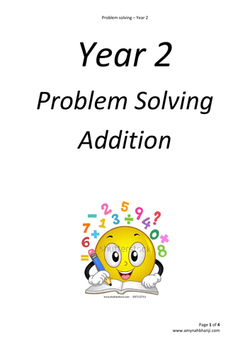 Year 2 - Maths Problem Solving Bundle | Teaching Resources Year 2 - Maths Problem Solving Bundle | Teaching Resources
