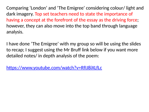 How to compare Power and Conflict poems | Teaching Resources