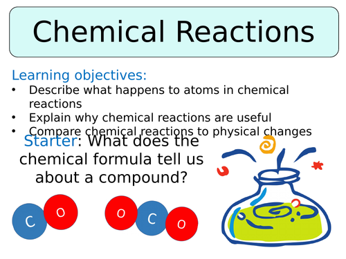 KS3 ~ Year 7 ~ Chemical Reactions by SWiftScience | Teaching Resources