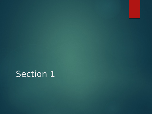 Vcert Business And Enterprise Unit 1 Revision Teaching Resources