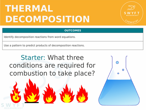 KS3 ~ Year 7 ~ Thermal Decomposition | Teaching Resources