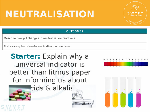 NEW KS3 ~ Year 7 ~ Neutralisation | Teaching Resources