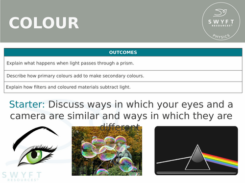 KS3 ~ Year 7 ~ Colour | Teaching Resources