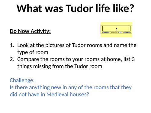 Characteristics of Tudor Life | Teaching Resources