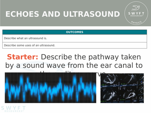 KS3 ~ Year 7 ~ Echoes & Ultrasound | Teaching Resources