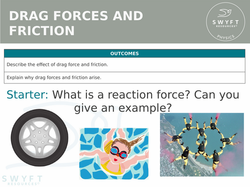 KS3 ~ Year 7 ~ Friction & Drag Forces | Teaching Resources