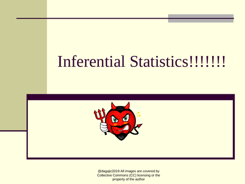 Inferential Statistics Teaching Resources