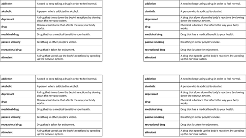 Breathing key words quiz | Teaching Resources