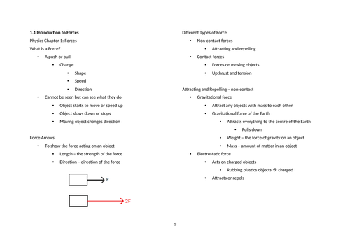 Notes: Cambridge Checkpoint and Beyond - Physics Secondary 1 (Year 7 ...