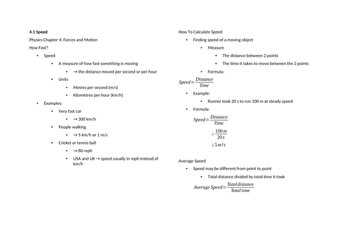 Notes: Cambridge Checkpoint and Beyond - Physics Secondary 1 (Year 8 ...