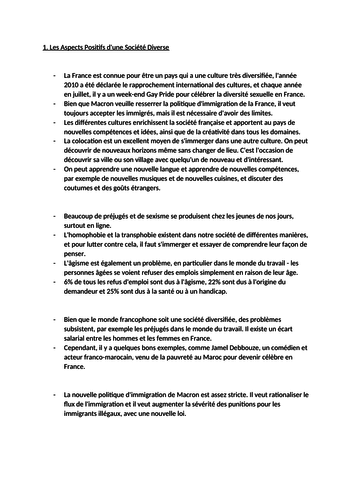 AQA A Level French Topics Notes (Book 2) | Teaching Resources