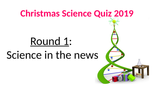 Science Christmas Quiz 2019 | Teaching Resources Science Christmas Quiz 2019 | Teaching Resources