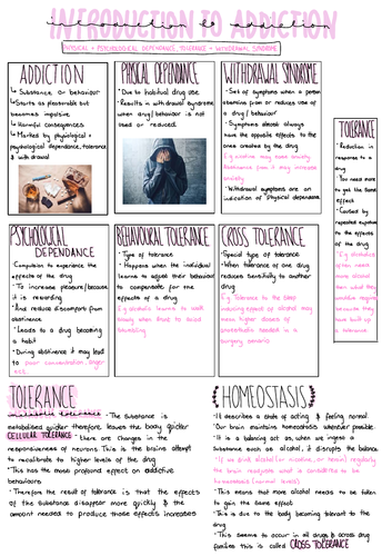 A level psychology, Introduction to addiction | Teaching Resources