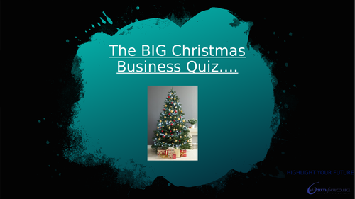 2019 Big Business Christmas Quiz | Teaching Resources