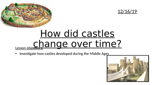 Castles over time | Teaching Resources