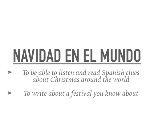 Secondary Spanish resources: festivals