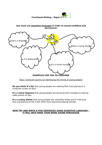 Functional Writing | Teaching Resources