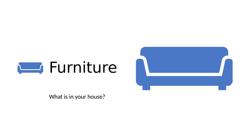 Furniture complete class ESL EAL | Teaching Resources