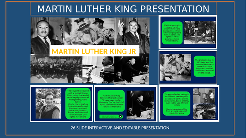 Martin Luther King Presentation | Teaching Resources