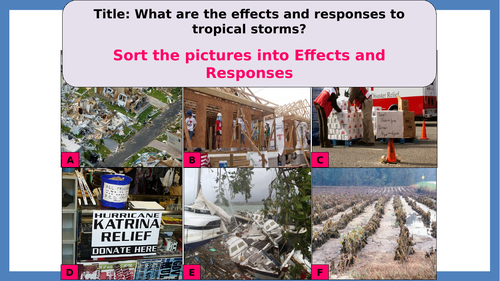 Effects and reponses to tropical storms | Teaching Resources