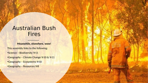 Australian Bushfire Form Activity | Teaching Resources