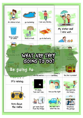 Be going to worksheet . WHAT ARE THEY GOING TO DO? | Teaching Resources