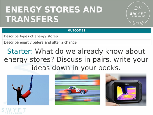KS3 ~ Year 8 ~ Energy Stores & Transfers | Teaching Resources