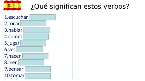 Present tense continuous | Teaching Resources