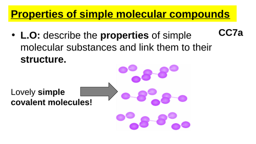 Edexcel properties of simple covalent molecules foundation Gd1-5 ...