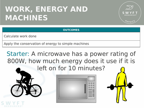 KS3 ~ Year 8 ~ Energy & Work | Teaching Resources