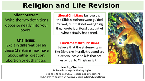 Religion and Life Revision Lesson | Teaching Resources