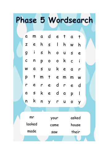 Phase 5 Tricky Word Wordsearches! | Teaching Resources