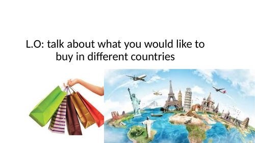 what you buy in different countries | Teaching Resources