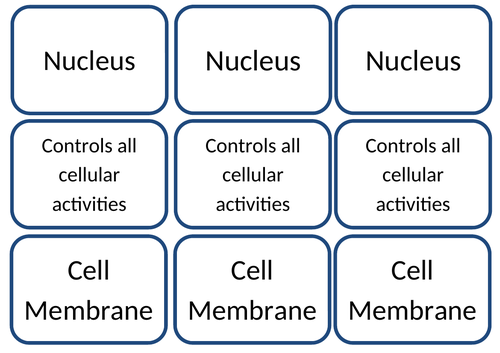 Cell Structure - Snap! Cards | Teaching Resources