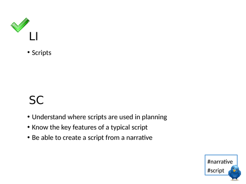 Scripts iMedia (KS3 iMedia) | Teaching Resources